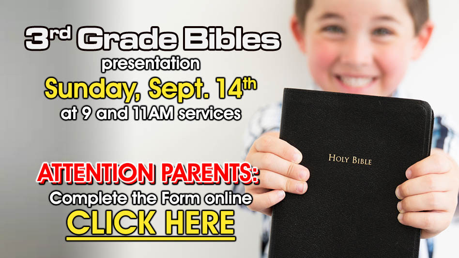 3rd Grade Bible RSVP Form | Suncreek UMC